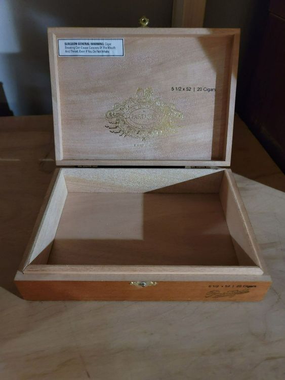 Partagas Heritage Empty Wooden Box | Smokin' Betty's Cigars