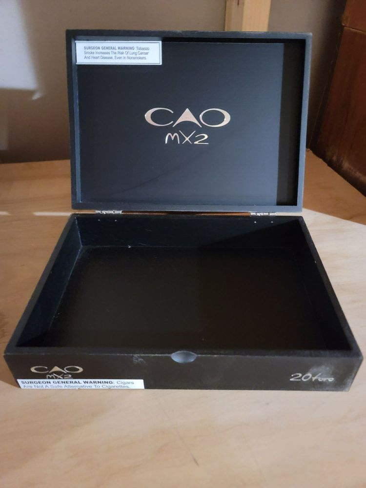 CAO MX2 Toro Empty Wooden Box | Smokin' Betty's Cigars