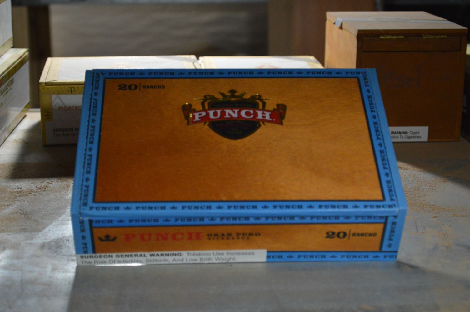 Punch Gran Puro Rancho Empty Wooden Box | Smokin' Betty's Cigars