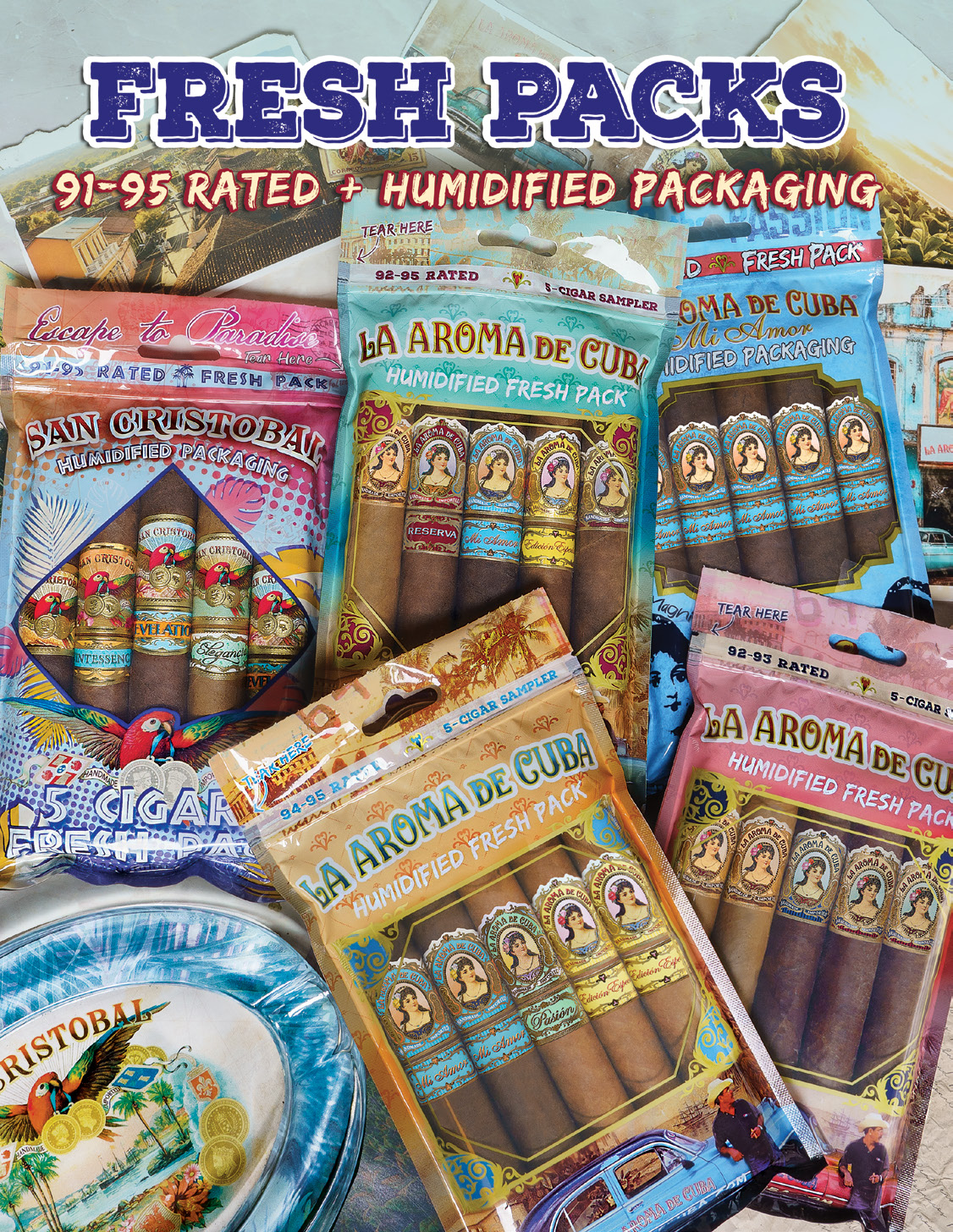 Smokin' Betty's Cigars: La Aroma de Cuba 94-95 Rated Fresh Pack (Orange)